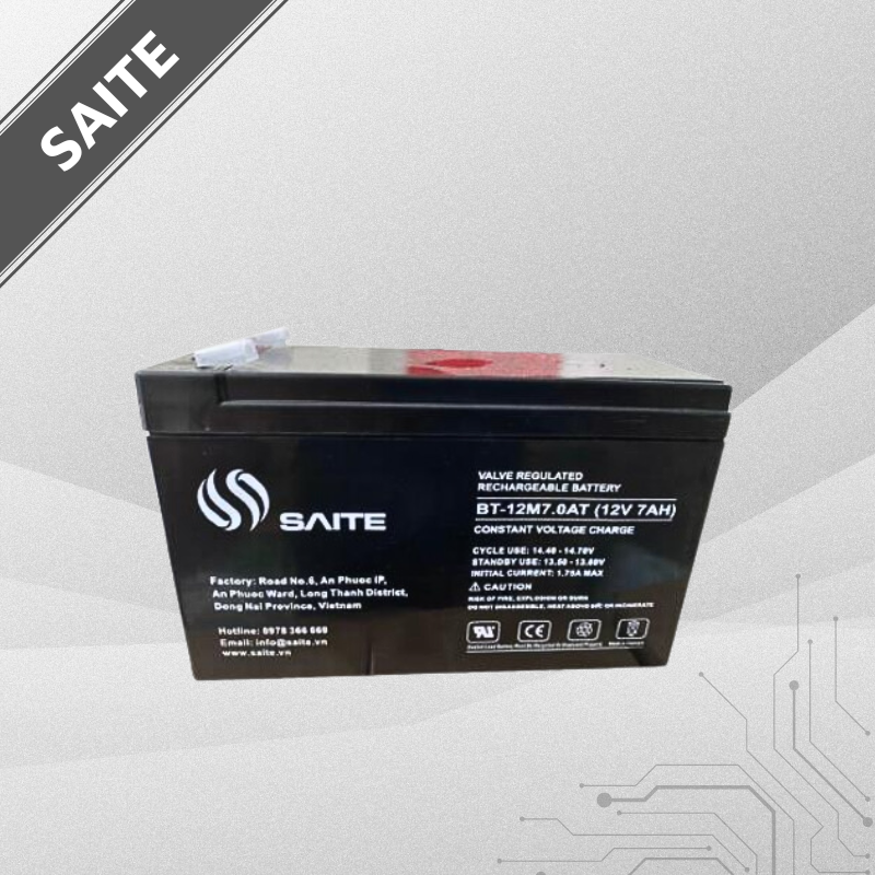 Ắc quy SAITE BT-12M7.0AT 12V 7AH